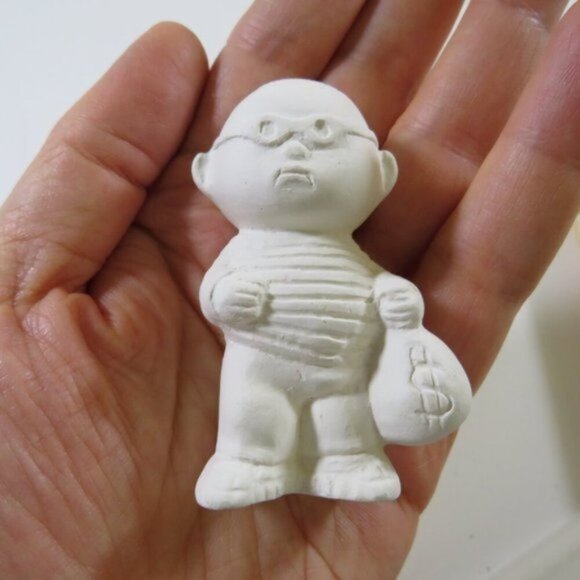 Ready to Paint | Accents | Robber Burglar Ceramic Figure Standing Ready ...